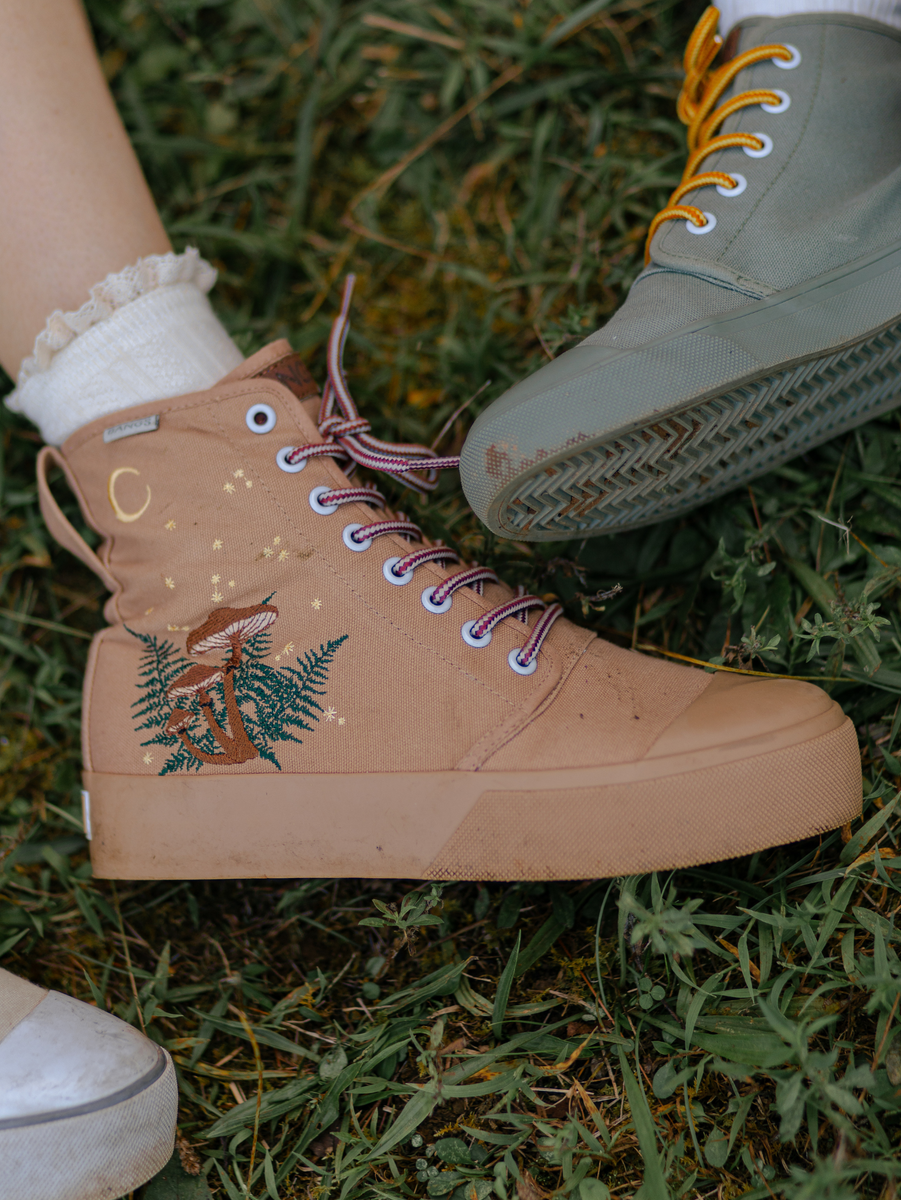 Woodland Wanderer Platform High Top Sneakers | BANGS Shoes ...